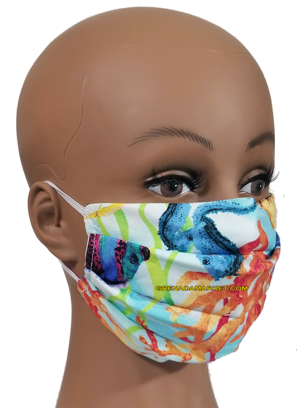 Caribbean Style Face Mask - Coral Reef — Grenada Market