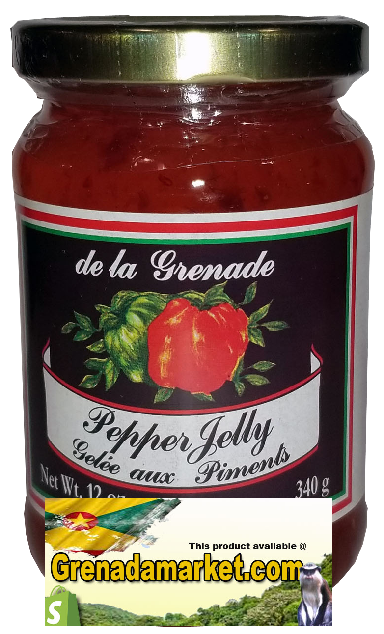 PEPPER JELLY - 12 oz, De La Grenade — Grenada Market